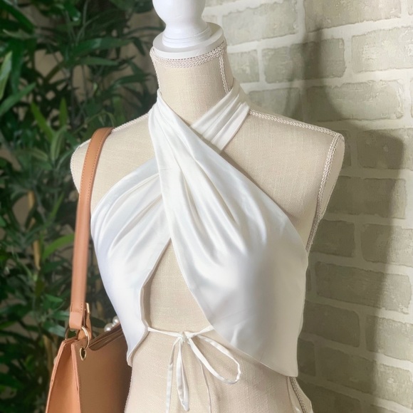 Princessluxurylabel | Tops | Malia Cross Top | Poshmark